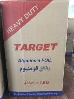 China 30cm Width Aluminium Kitchen Foil , Catering Foil Roll Silver Color for sale