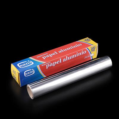 China 10cm 25 Mic Food 100m Aluminum Foil Sheets for sale