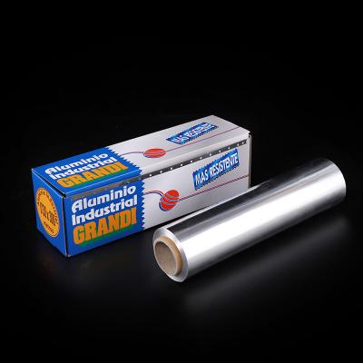 China Food Grade Household Embossed Catering Aluminium Foil Roll 10cm for sale