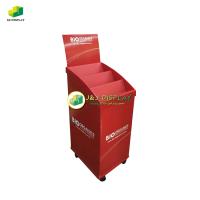 China Health Care Cardboard Dump Bins Tiered Pharmacy POS Floor Display Stand for sale