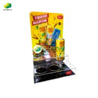China Desktop Display Plastic Acrylic Stand Transparent For Custom Supermarket Beverage for sale