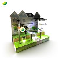 China Home Shaped Acrylic Display Rack Customized for Supermarket Exhibition for sale