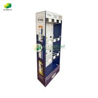 China Cardboard POS Display Stand Customizable Printing Digital Heat Transfer / Varnishing for sale