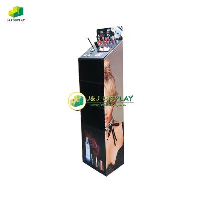 China Skincare Cardboard Display Units Pharmacy Store Pop Make Up Counter Display for sale