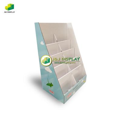 China Table Games Greeting Cards Counter Top Display Unit PDQ Pop Foldable for sale