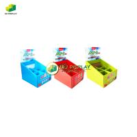 China Small Greeting Card Display Case Desk Countertop Shelf Rack PDQ Retail CDU for sale