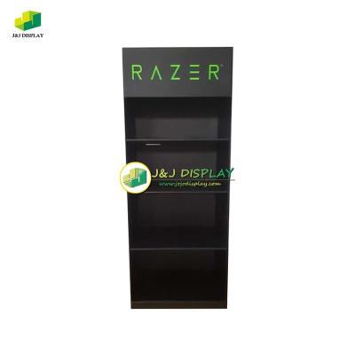 China Promotion Retail Cardboard Display Units Games Toys Shelf Rack Floor Standing for sale
