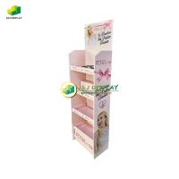 China Personal Care Skincare Cardboard Display Units In Pharmacy Floor Display Stand for sale