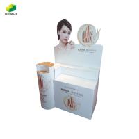 China Recycled Materials Retail Floor Display Stand Folding Customized for sale