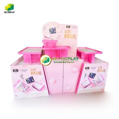 China Corrugated Paper Promotion Retail Dump Bin Display Stackable Waterproof for sale