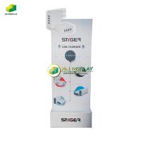 China Paperboard POS Pegboard Display Stand Digital Printed For Theater for sale