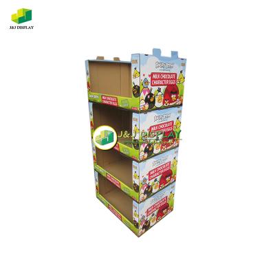 China Corrugated Board Pop Display Stand Stackable for Retail Store Advertising Exhibition for sale