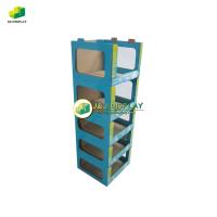 China Advertising Exhibition Pop Corrugated Cardboard Display Foldable Customized for sale