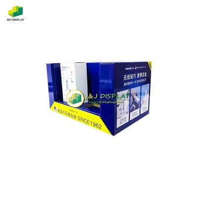 China Corrugated Paper PDQ Display Tray Pop Foldable For Retail Store for sale