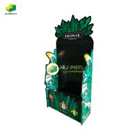 China Customizable Color POS Cardboard Display Stand 100% Recyclable Retail Display Stand for sale