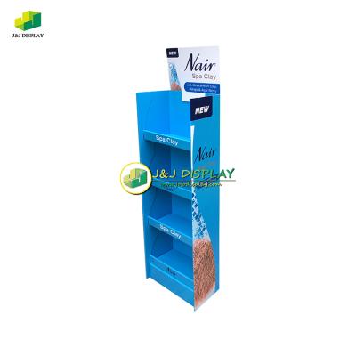 China Foods Milk Powder Corrugated Cardboard Floor Display Foldable for Promotion Retail for sale