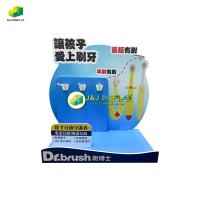 China Recyclable Acrylic Tabletop Display Stand Acrylic Hanging Counter Display Plastic Acrylic Stand For Tooth Brush for sale