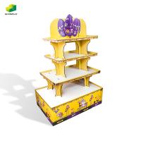 China Point Of Sale Display Stands Customized Retail Floor Display Stand Grocery Store Shelf for sale
