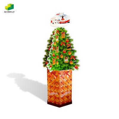 China Customized Retail Floor Display Stand Point Of Sale Stands For Christmas Stuffs Or Candy for sale