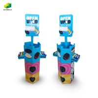 China Recyclable Custom Cardboard Display Cases Cardboard Point Of Sale Display For Candy, Commodity, Food for sale