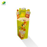 China Recyclable Custom Cardboard Display Cases Cardboard Point Of Sale Display For Candy, Commodity, Food for sale