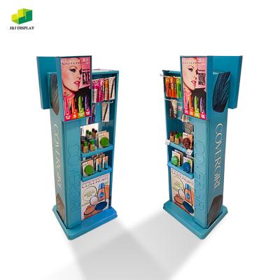 China Paper Floor Display Stand Pop Cardboard Display Cardboard Floor Display Stand For Skin Care, Food, Health Product for sale