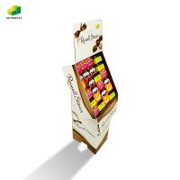 China Paper Floor Display Stand Pop Cardboard Display Cardboard Floor Display Stand For Skin Care, Food, Health Product for sale