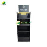 China Knock Down Unit Flooring Recyclable Knock Down Shelves Displaying Corrugated Board Cardboard Floor Display Stand For Stationery, Skin Care, Outdoor Accessories Items for sale