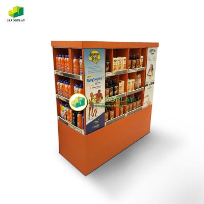 China Point Of Sale Display Stands Customized Retail Floor Display Stand Grocery Store Shelf for sale