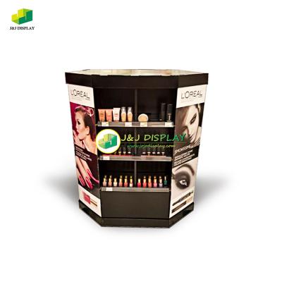 China Point Of Sale Display Stands Customized Retail Floor Display Stand Grocery Store Shelf for sale