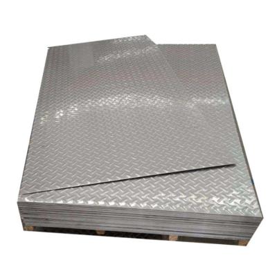 China Checkered Embossed Stainless Steel Sheet Plate SS 304 316 1000mm for sale