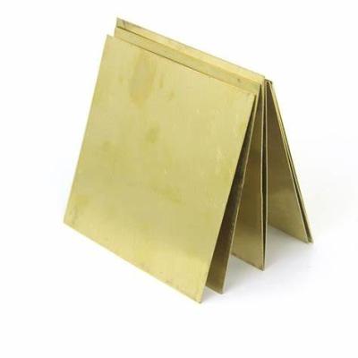China ASTM Customized Brass Sheet Plate C2600 C2800 C22000 Cuzn37 H62 for sale