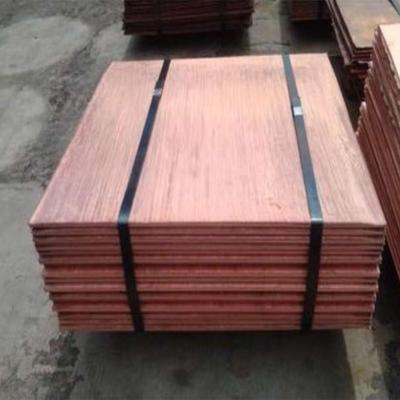 China 99.99% Pure Copper Plate Electrolytic Cathode With SGS for sale