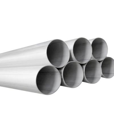 China Large Diameter Industrial Stainless Steel Welded Tube Pipe 201 304 316L Thick Wall for sale