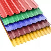 China Prepainted Galvanized Corrugated Steel Roofing Sheet Cold Rolled PPGI Dx52D + Z 2mm for sale