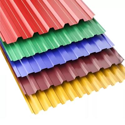China Prepainted Galvanized Corrugated Steel Roofing Sheet Cold Rolled PPGI Dx52D + Z 2mm for sale