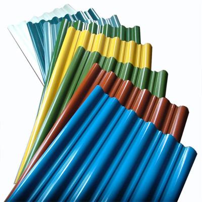 China Zinc Coating Galvanized Corrugated Roofing Steel Sheet Dx51d Gi Z275 for sale