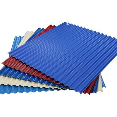 China PPGI Galvanized Steel Corrugated Roofing Sheet Color Coated 800mm SGCC Dx51d for sale