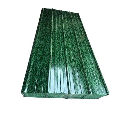 China PPGI PPGL Galvanized Corrugated Roofing Steel Sheet Color Coated 0.12mm Dx51d + Z for sale