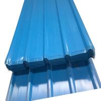 China Prepainted Corrugated Aluminium Roofing Sheet 1050 1060 1070 Color Coated 0.12mm for sale