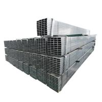 China Hollow Section Carbon Rectangular Steel Pipe Dx51d Hot Dipped Mild Galvanized for sale
