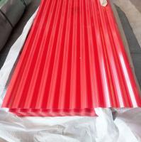 China 0.12-0.8mm PPGI Corrugated Roofing Sheet With Ce Certification 750-1250mm for sale