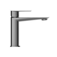 China Matte Black Waterfall Basin Mixer Tap Single Hole Bathroom Mixer for sale