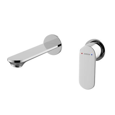 China Wall Mounted Basin Mixer Faucet One Handle Chrome Faucets for sale