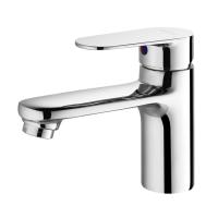 China ARROW Brand Brass Modern Single Hole Metered Faucets Deck Mounted Ceramic Cartridge Chrome Plated Wash Basin Mixer for sale