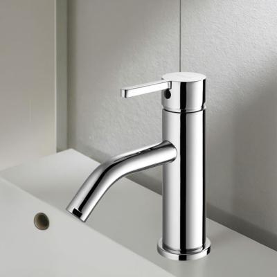 China ARROW Brand Modern Brass Chrome Plated Ceramic Cartridge Deck Mounted Single Hole Basin Mixer Faucet for Bathroom Wash Basin for sale