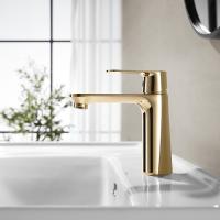 China ARROW Modern Gold Basin Mixer Faucet Wall-Mounted Single Handle with Imported Swiss Aerator for sale