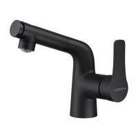 China ARROW Copper Basin Faucet Single Hole Metered Faucet with Ceramic Cartridge and Polished Surface for sale