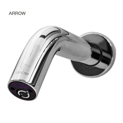 China ARROW Brand Hospital Sensor Automatic Faucet with Ceramic Valve Core for Hot and Cold Water Wall Mount Touchless Basin Mixer for sale