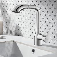 China Stainless Steel Waterfall Faucet with Contemporary Design and Single Hole Installation for Bathroom for sale